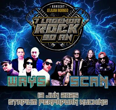 KONSERT 7 LAGENDA ROCK 90AN (Posponed) | Ticket2u