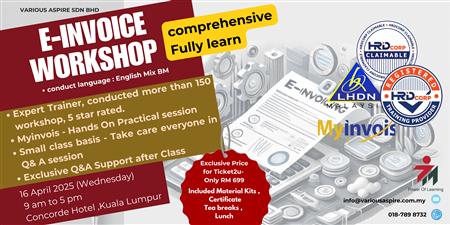 E-Invoice Workshop/seminar/training (2025) at KL Hotel