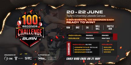 100 SECONDS CHALLENGE 2025 : BURN | Ticket2u