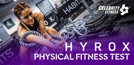 CELEBRITY FITNESS HYROX PHYSICAL FITNESS TEST (PFT) | Ticket2u