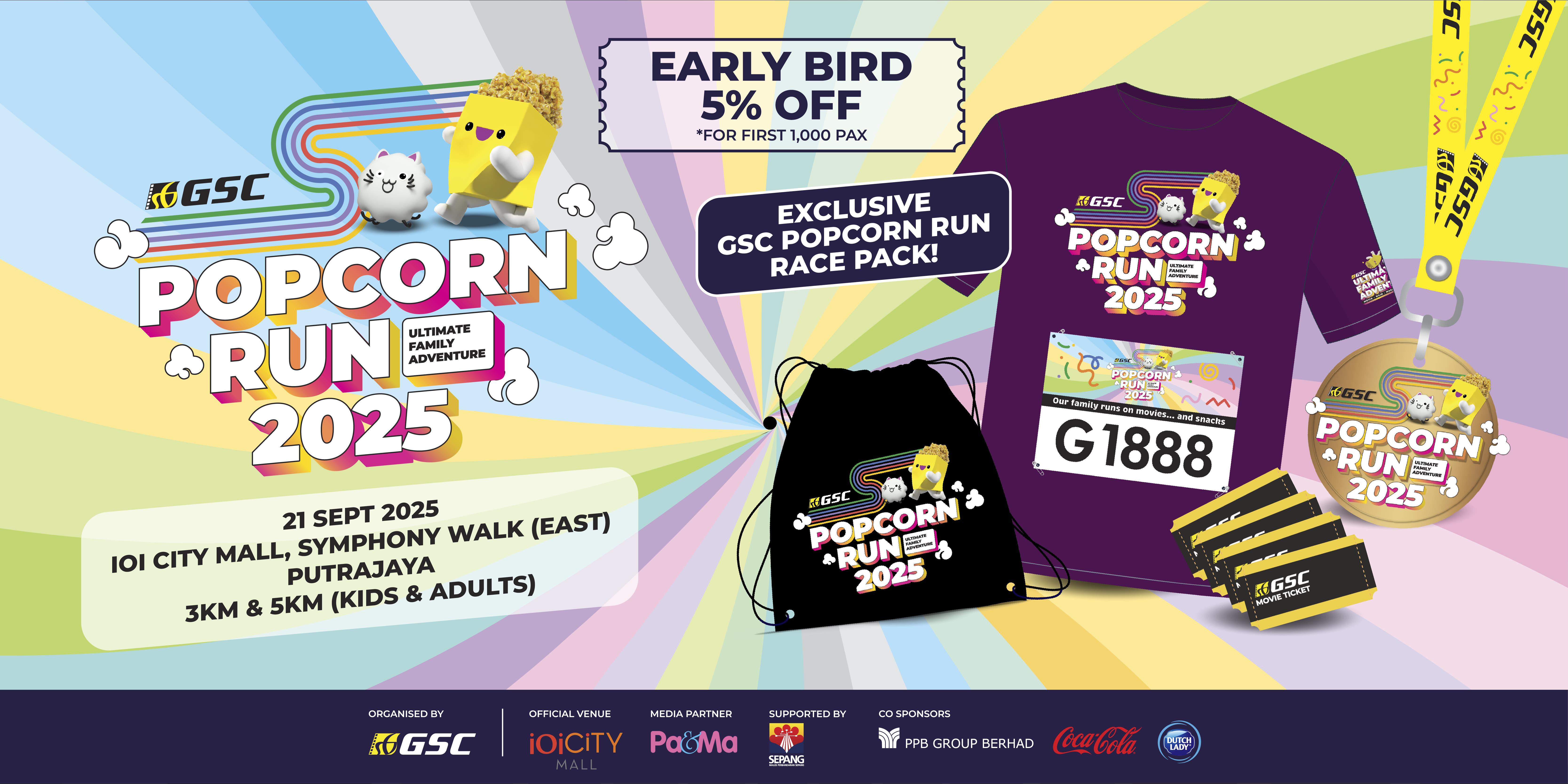 GSC Popcorn Run 2025 | Ticket2u