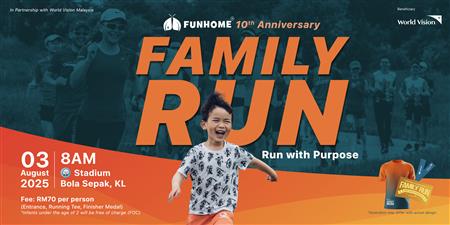 FUN HOME 10th ANNIVERSARY FAMILY FUN RUN | Ticket2u