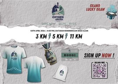 Oxygen Rush Fun Run 2026 | Ticket2u